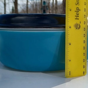 Vintage Pyrex Midnight Bloom Lid 1 1/2 Quart Casserole Dish With Lid ...