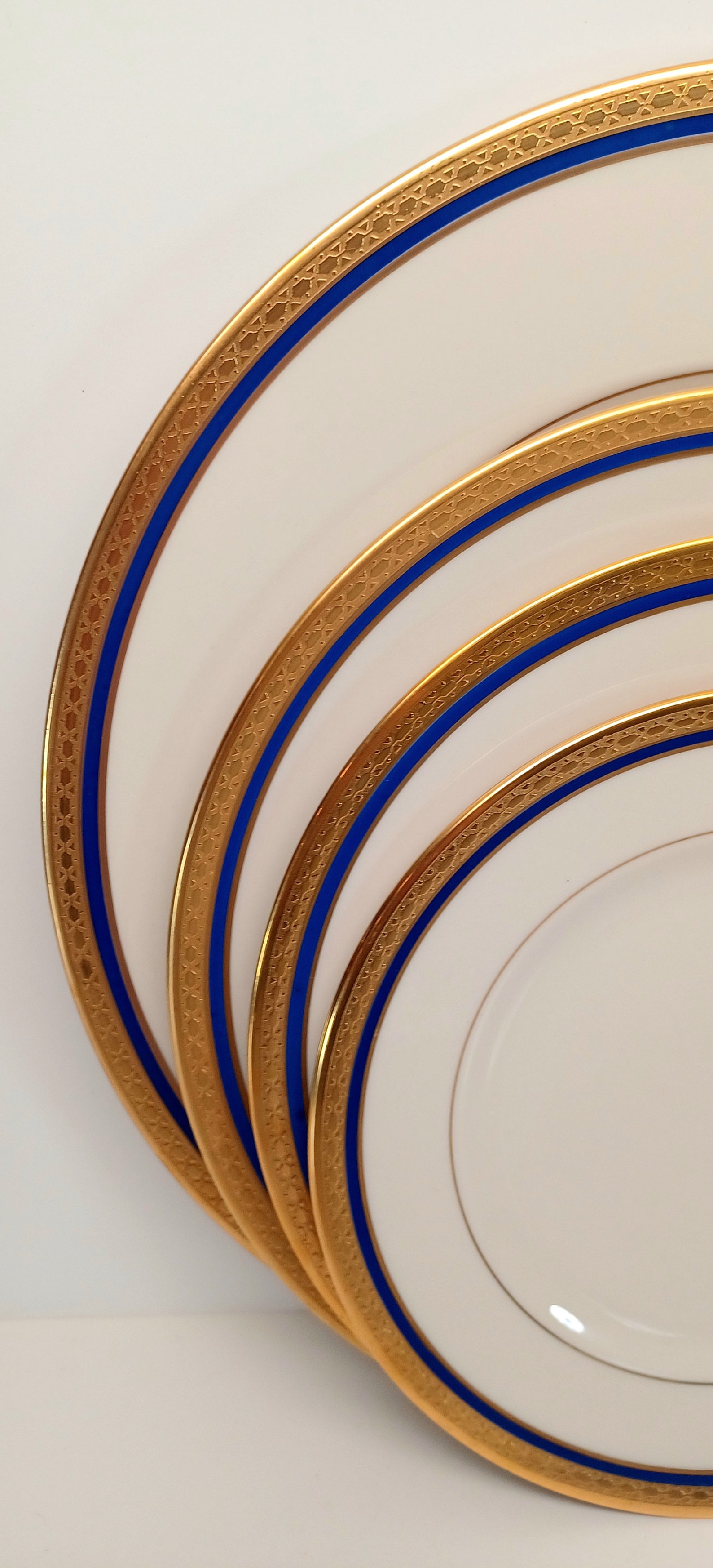 Wayne Blue Fine China by Syracuse Old Ivory Dinnerware Vintage China ...