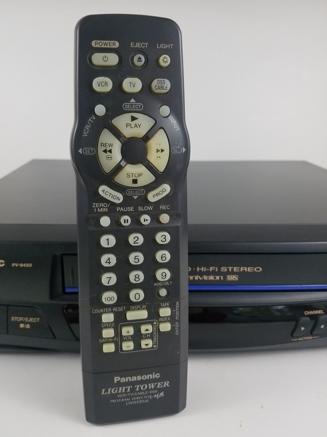 Panasonic Omnivision VHS player with remote control works | Etsy