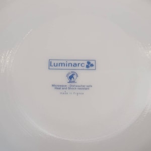 Luminarc France Floral Dinnerware Made in France Dinnerware Luminarc ...