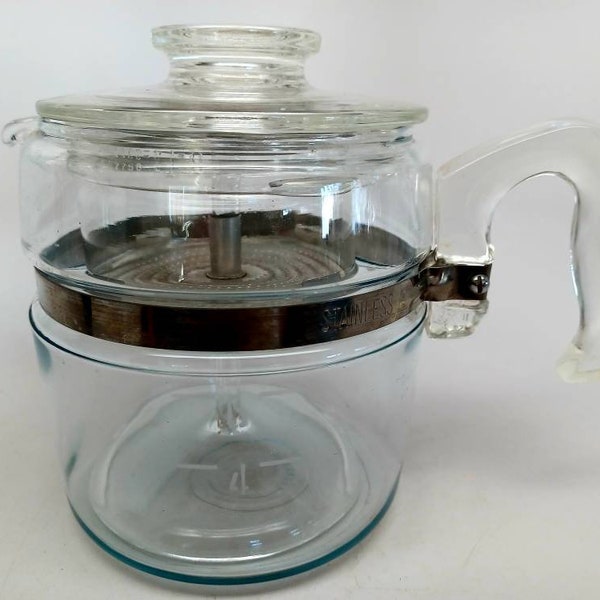 Pyrex Coffee Pot - Etsy