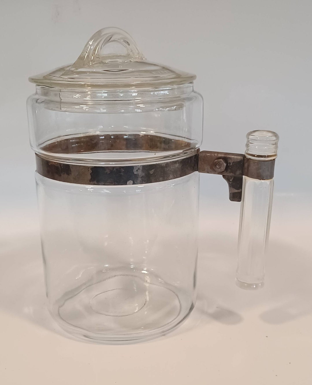 Vintage Pyrex 6 Cup Percolator Pot and Lid NO Inside Parts Pot and Lid ...