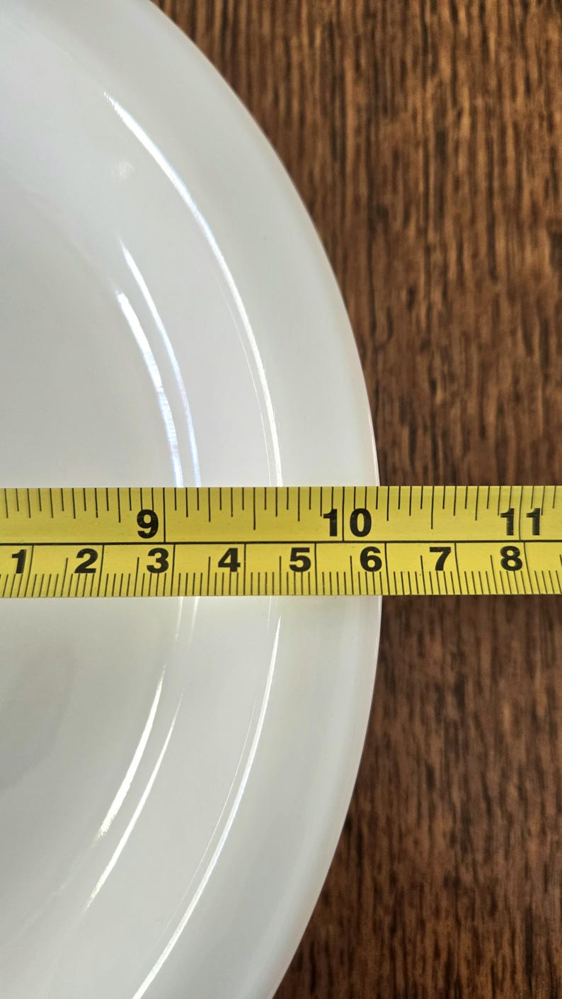 Vintage Corelle Winter Frost White Pie Plate 10 1/4" - Etsy