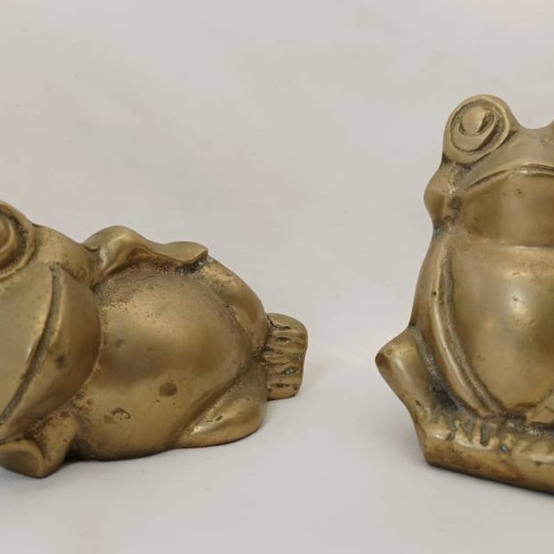 Brass Frog - Etsy