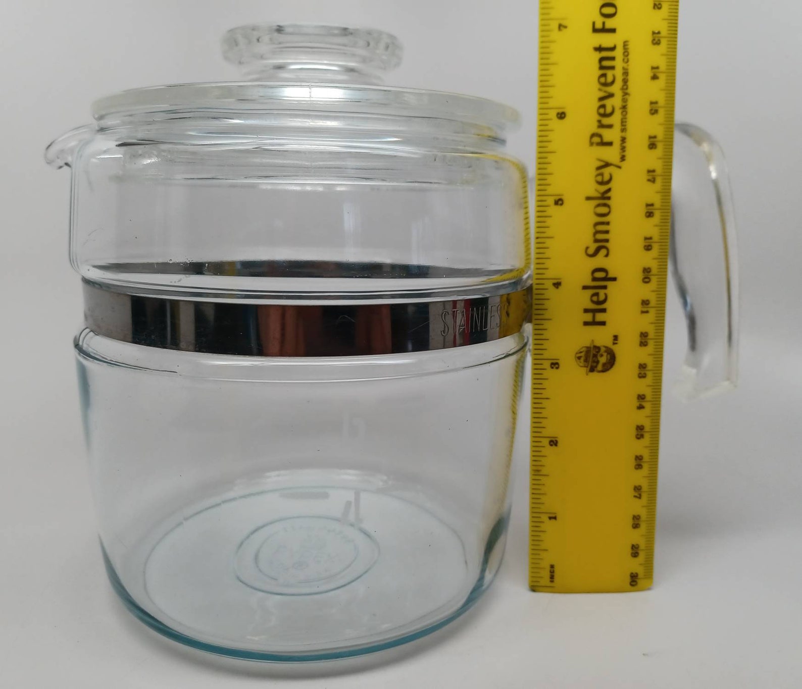 Vintage Pyrex 6 Cup Percolator Pot NO Inside Parts Pot and Lid Only ...