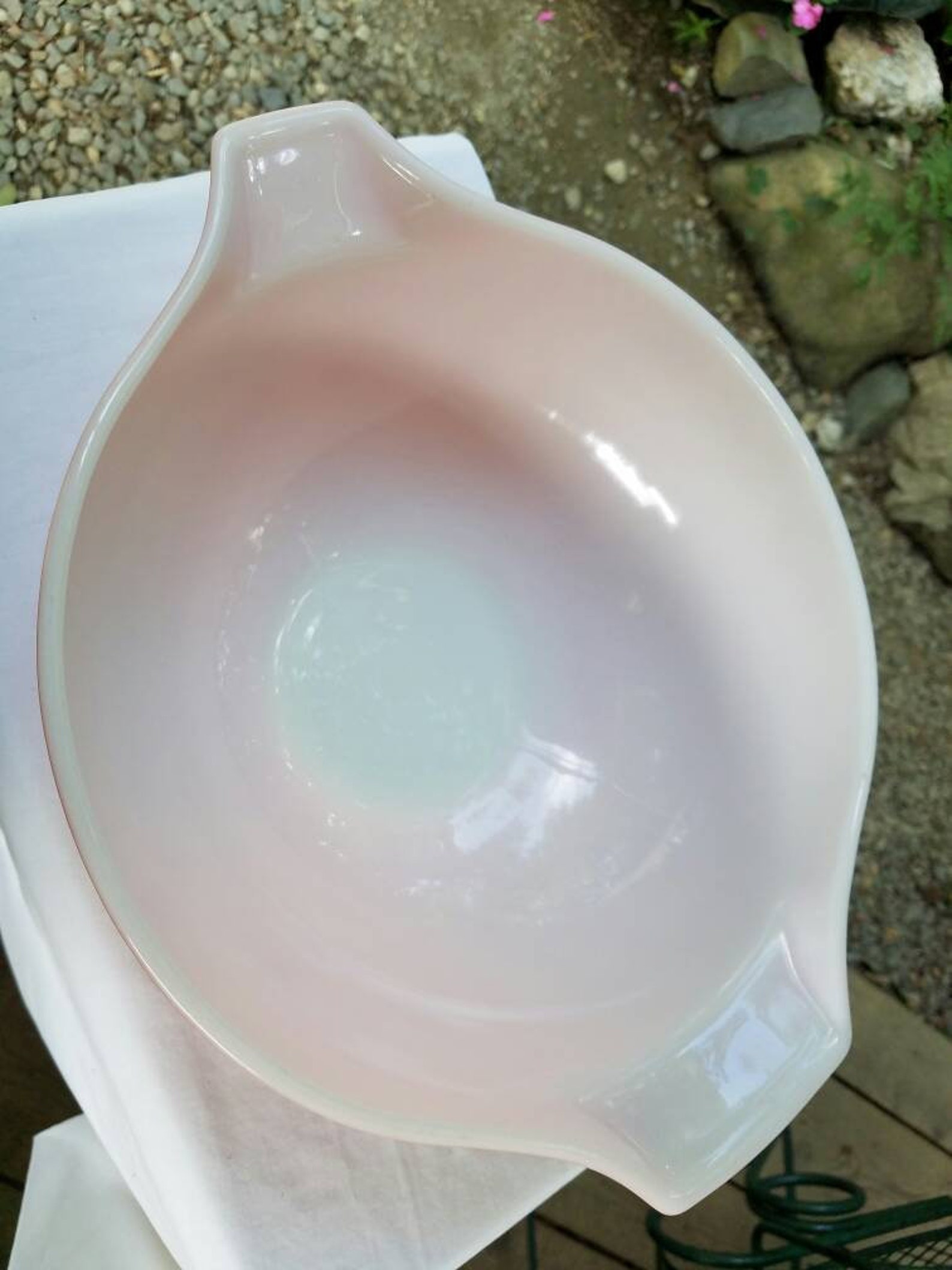 Vintage Pyrex PINK GOOSEBERRY Nesting Bowl Pink Pyrex Large - Etsy