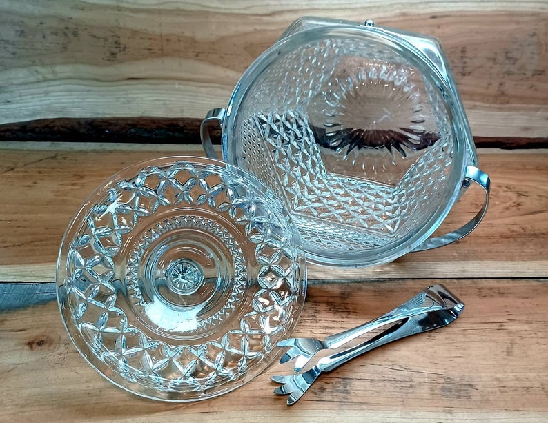 Wexford Ice Bucket Anchor Hocking Clear Ice Bucket With Ice - Etsy