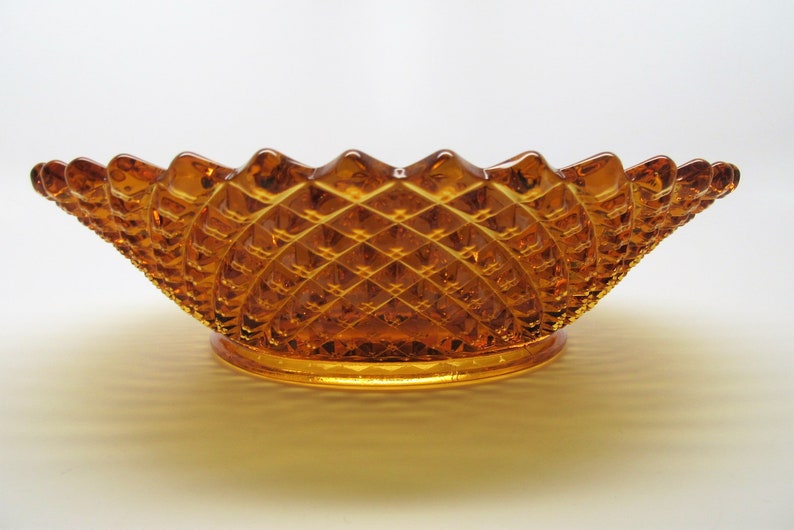 Vintage Amber Westmoreland English Hobnail Amber 9 3/4 - Etsy