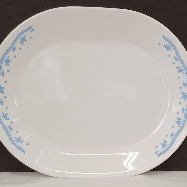 Corelle Morning Blue Serving Platter - Etsy