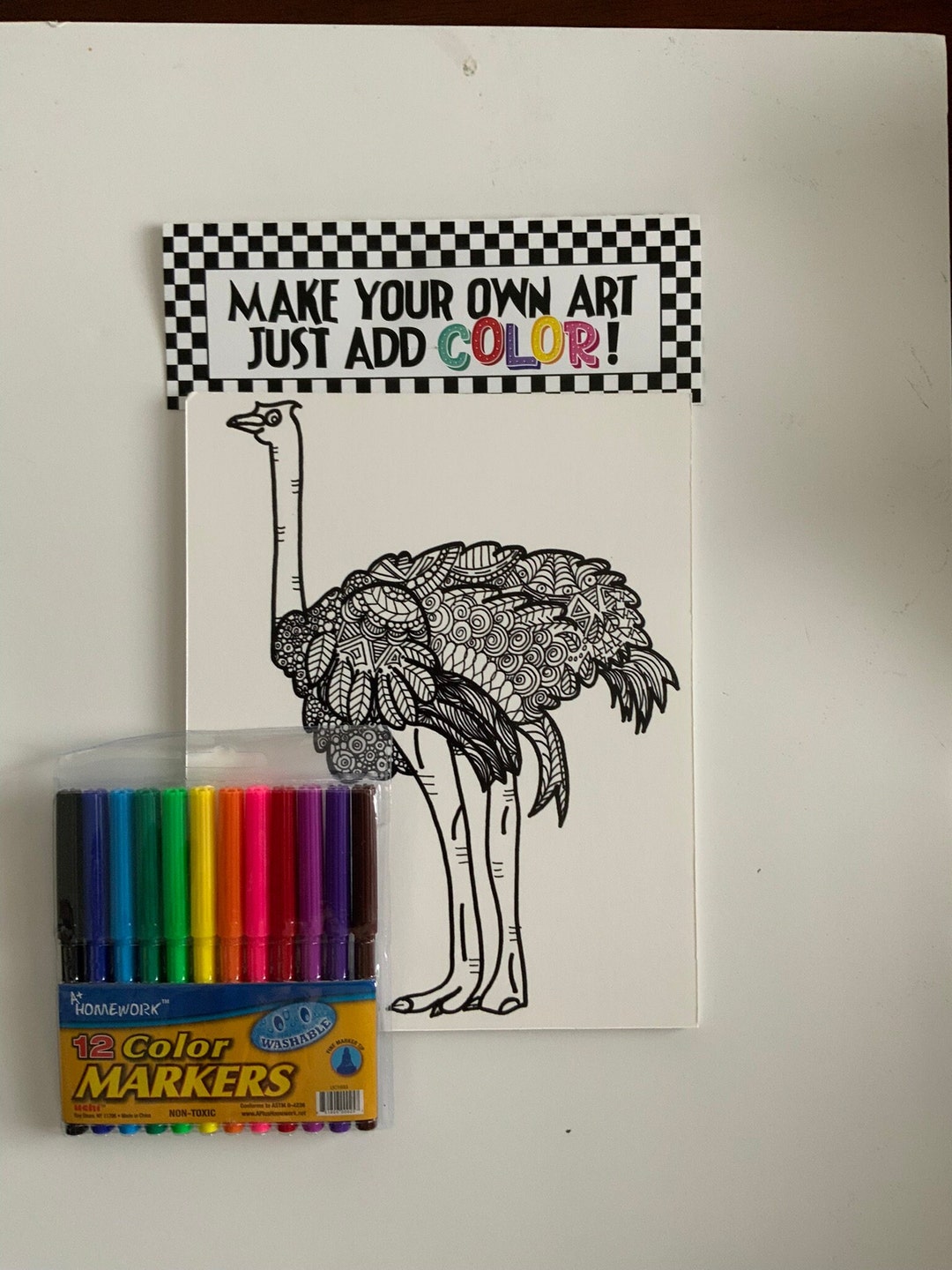 Just Add Color Art Kit - Etsy