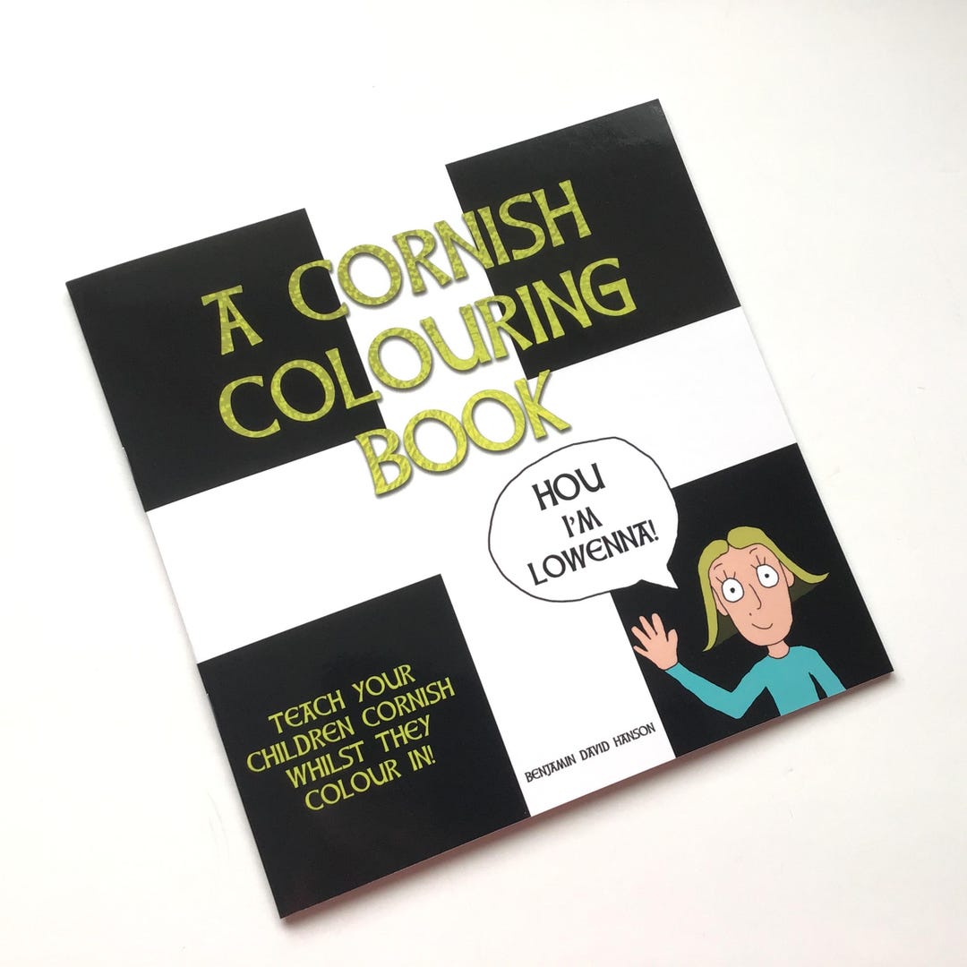 Cornish Colouring Book for Children: Beginner's Language Learning - Etsy