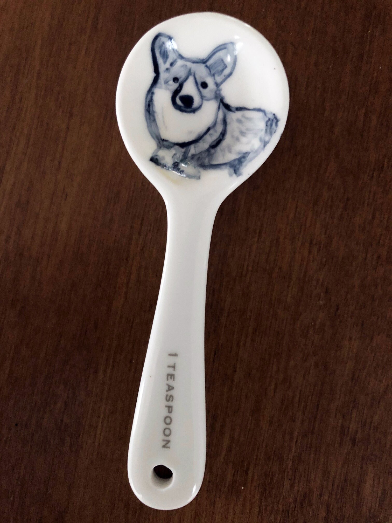 Ceramic Dog Measuring Spoons - Etsy