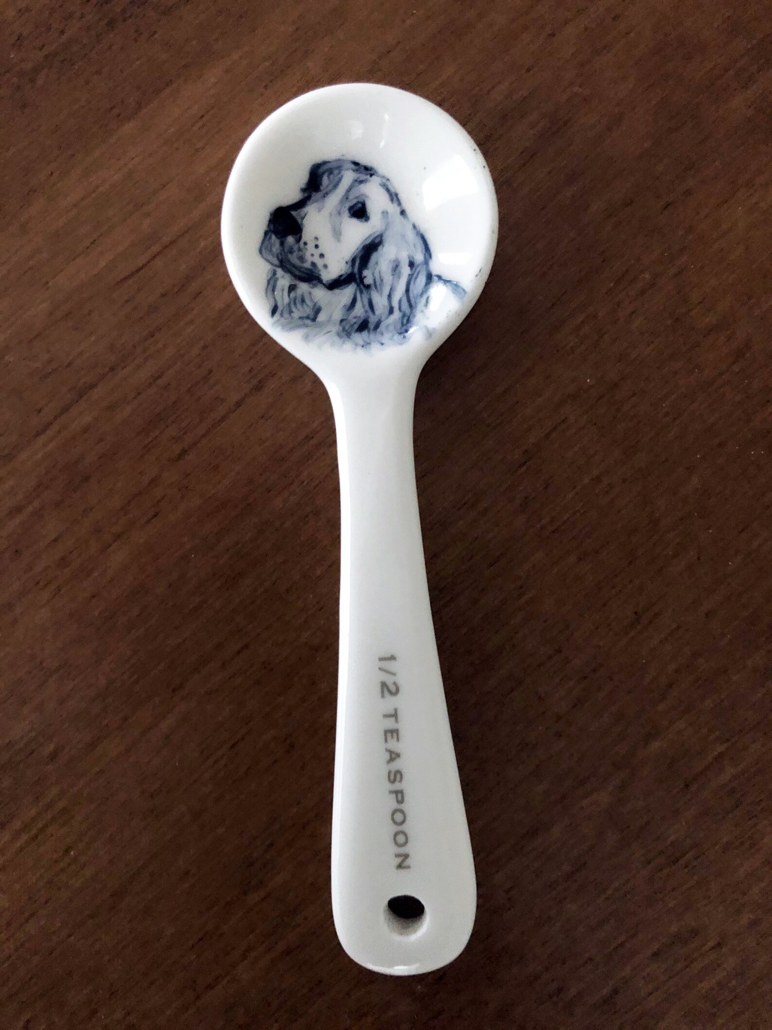 Ceramic Dog Measuring Spoons - Etsy