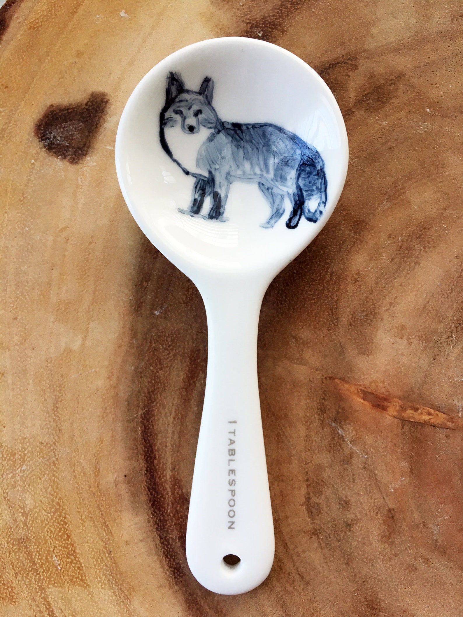 Forest Animal Ceramic Measuring Spoons - Etsy