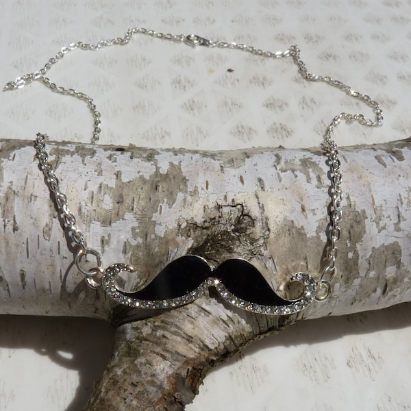 Mustache Necklace - Etsy