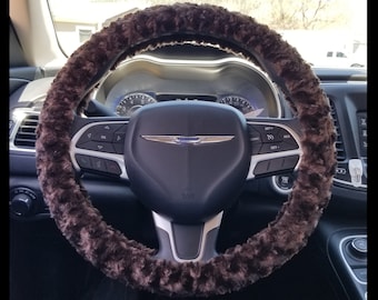 Minky Fuzzy Soft Red Rosebud Swirls Steering Wheel Cover - Etsy