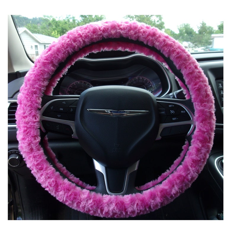 Fuzzy Steering Wheel Cover - Etsy