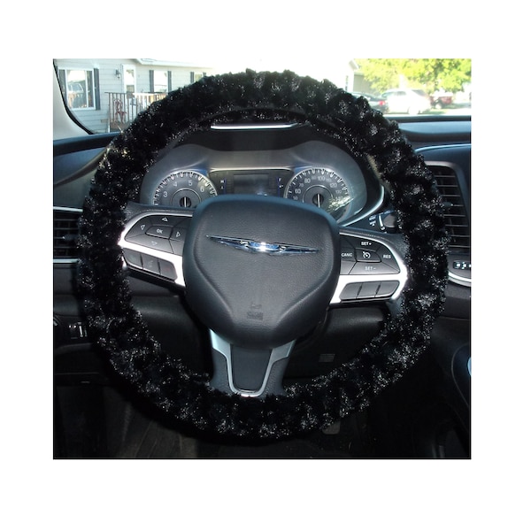 Fuzzy Steering Wheel Cover - Etsy