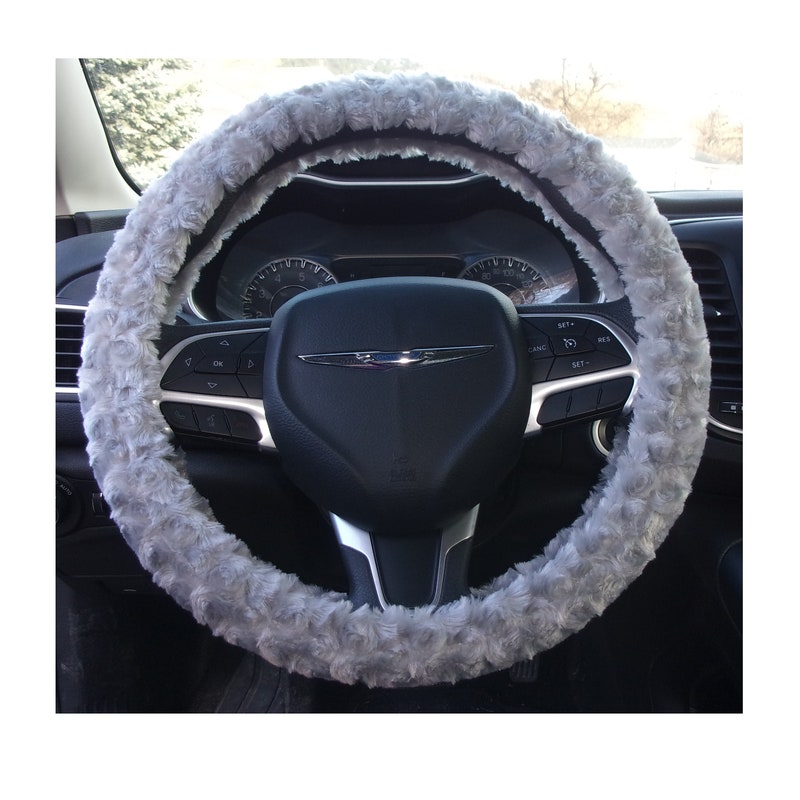 Fuzzy Steering Wheel Cover - Etsy