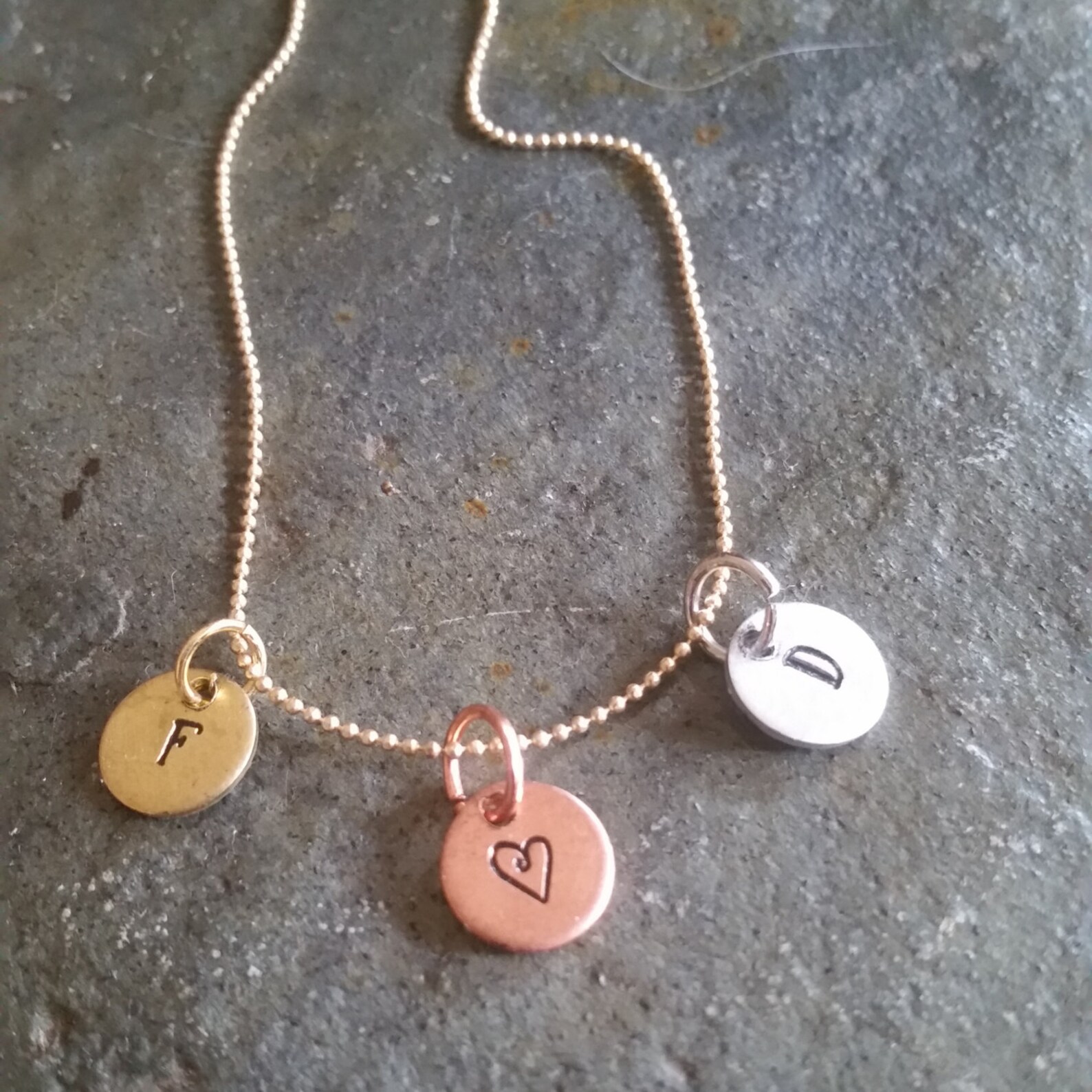 CUSTOM Name Necklace Custom Initial Text Quote Necklace - Etsy