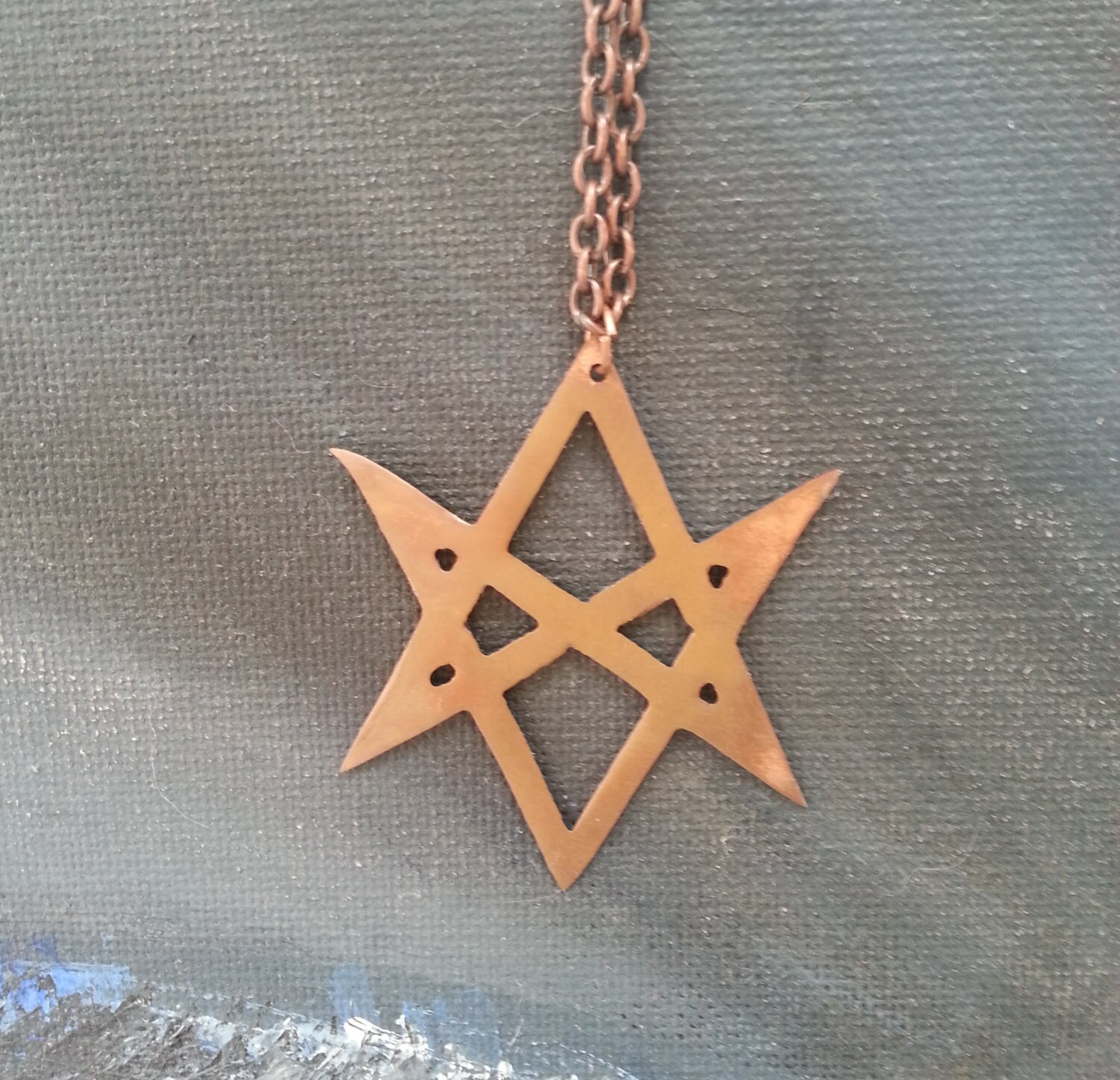 Aquarian Star of Solomon Unique Occult Supernatural Symbol Men - Etsy