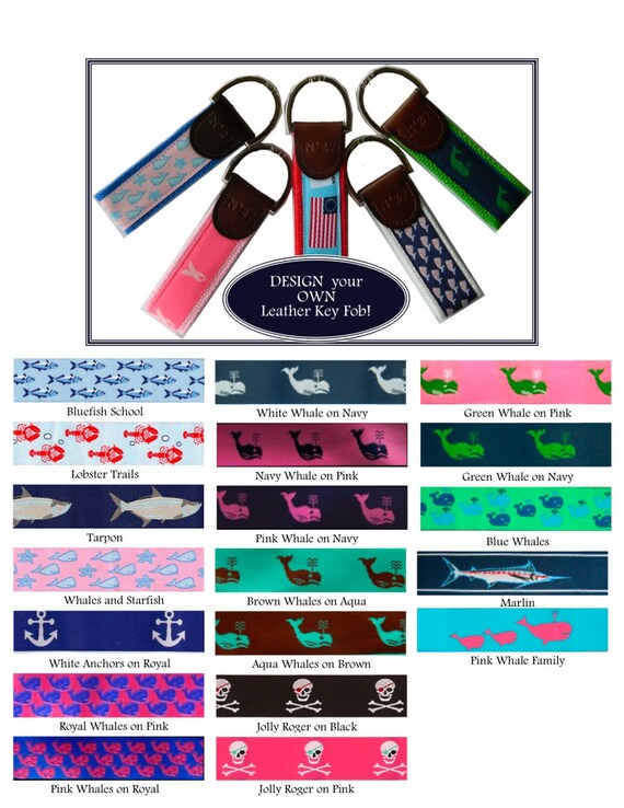 Design Your Own: Leather Key Fobs - Etsy