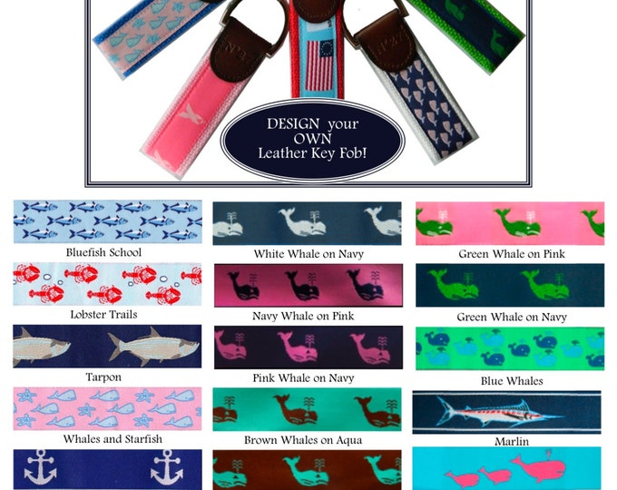 Design Your Own: Leather Key Fobs - Etsy