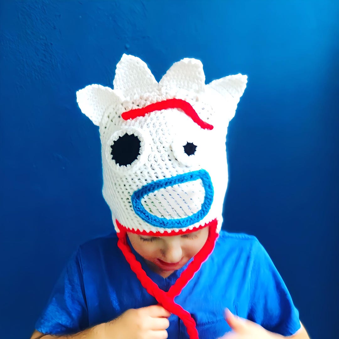 Forky Crochet Pattern, Toy Story Crocheting Hat Beanie, Toy Story Movie ...