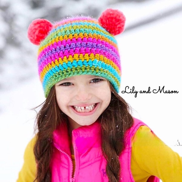 Girl Crochet Hat - Etsy