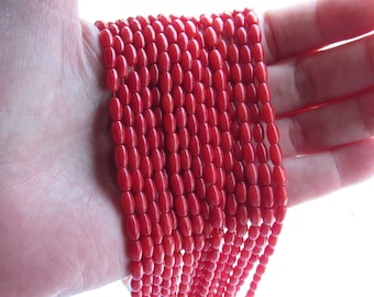Redstone Barrel Beads 46MM for DIY Jewelry Making - Etsy
