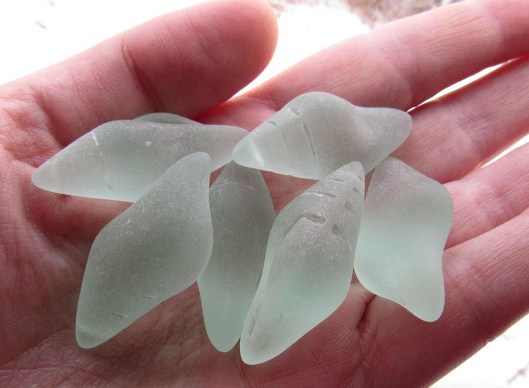 Cultured Sea Glass Conch Shell Pendants: Top Drilled Jewelry Making ...