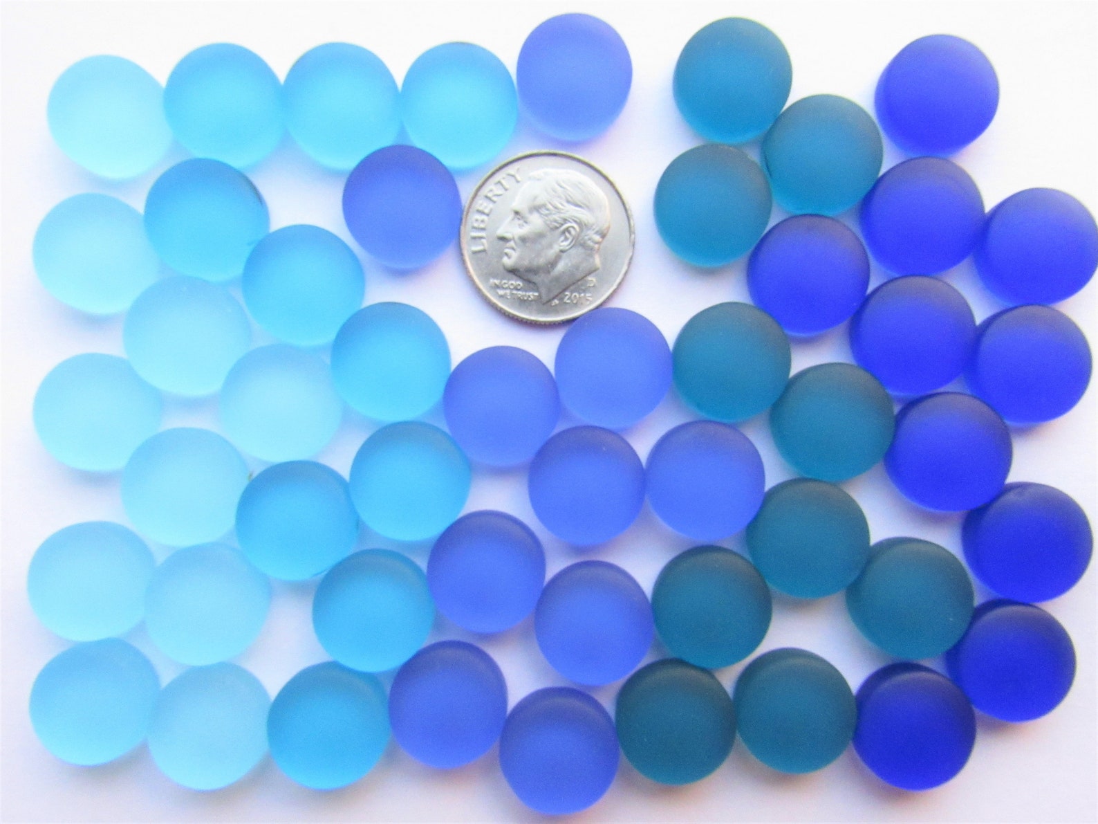 Frosted Glass CABACHONS 12mm cabs Undrilled mix colors frosted | Etsy