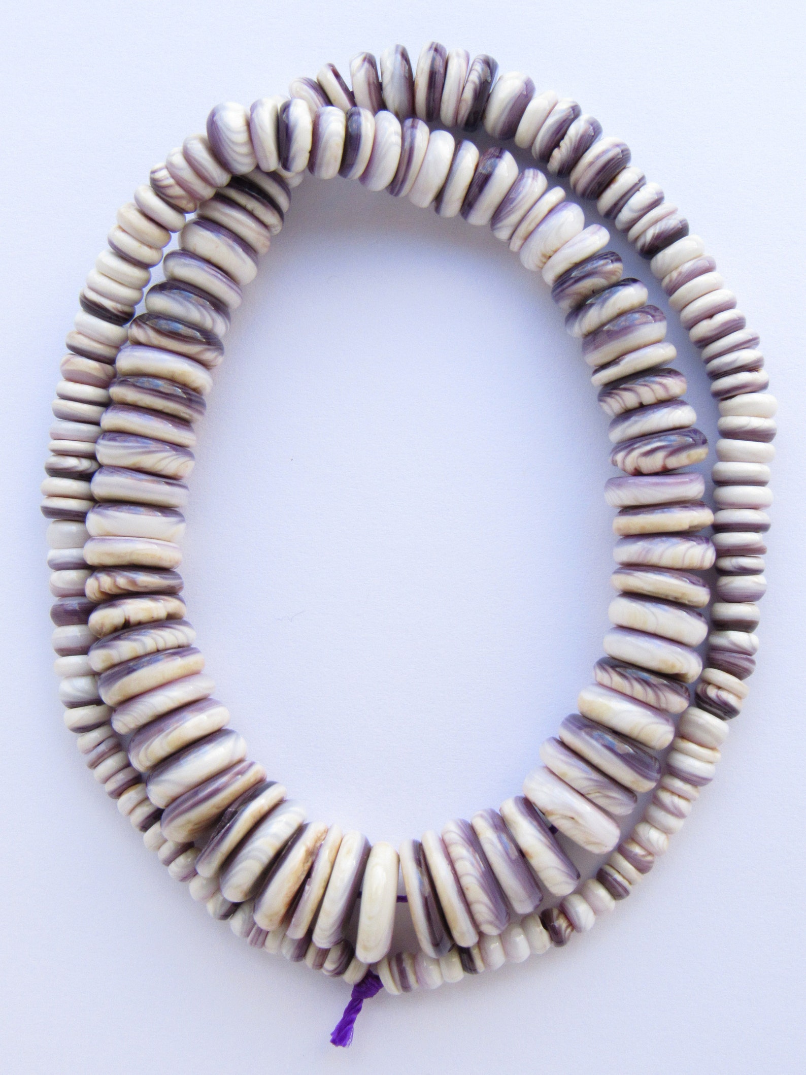 Jewelry making Supplies Genuine Wampum BEADS Graduated 4-10mm | Etsy