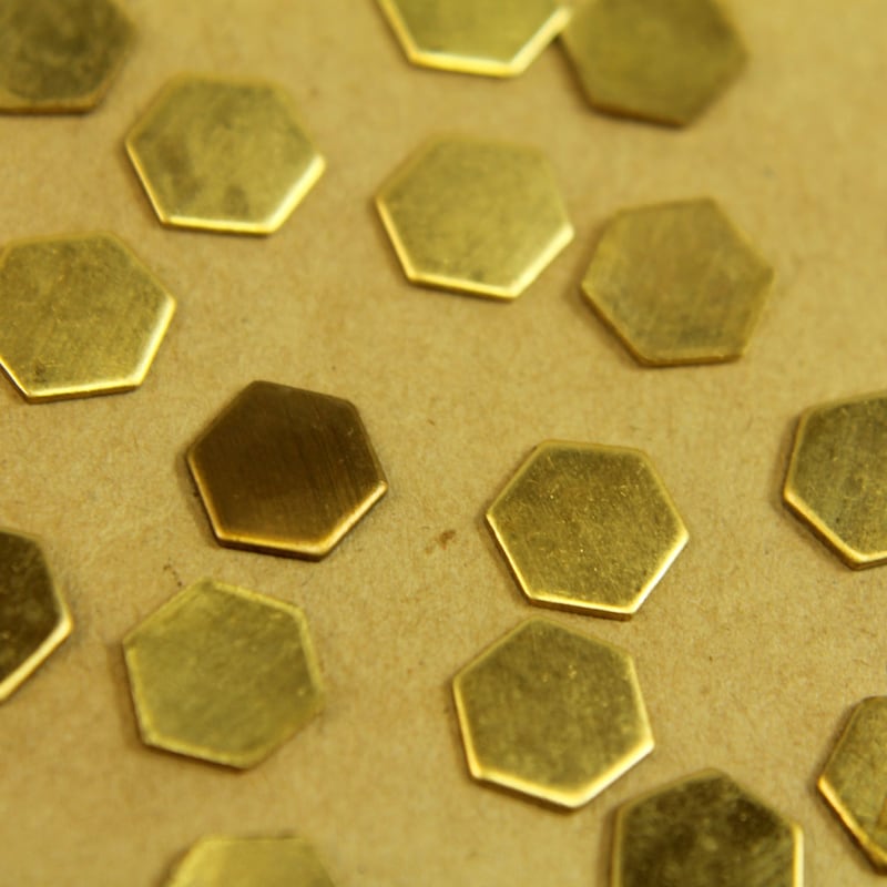 Hexagon Stamp - Etsy