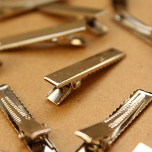 20 Pc. Silver Mini Alligator Pins, 34mm Long | FI-314 - Etsy