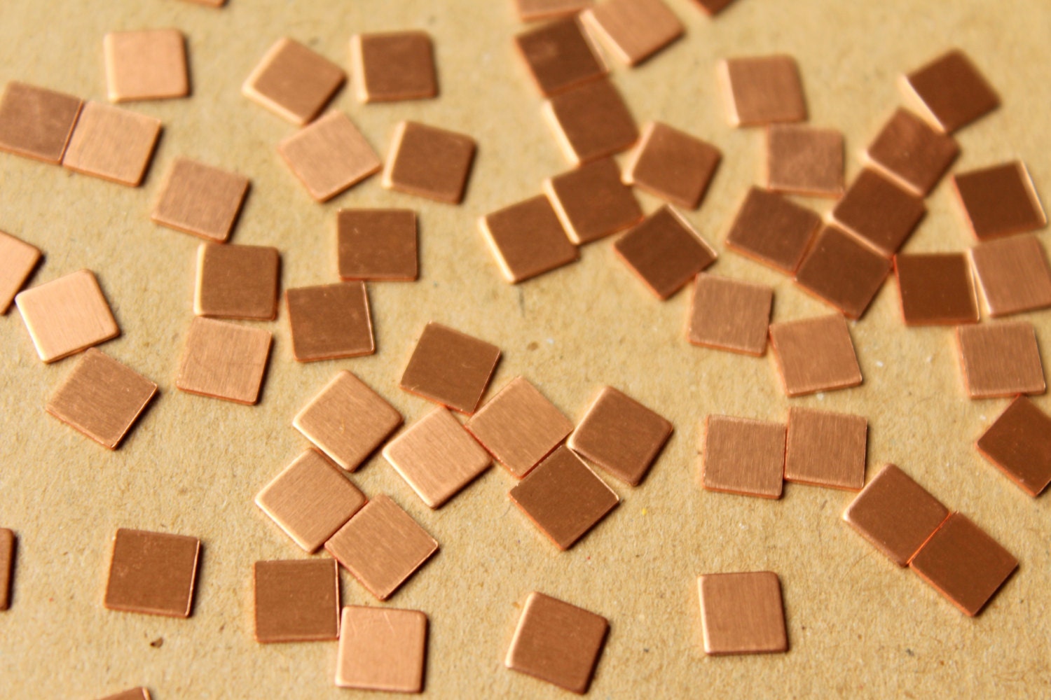 20 Pc. Tiny Raw Copper Squares: 5mm by 5mm - Made in USA | RB-628 - Etsy