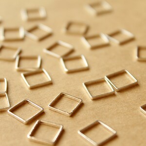50 Pc. Silver Plated Square Links: 8mm by 8mm FI-358 - Etsy