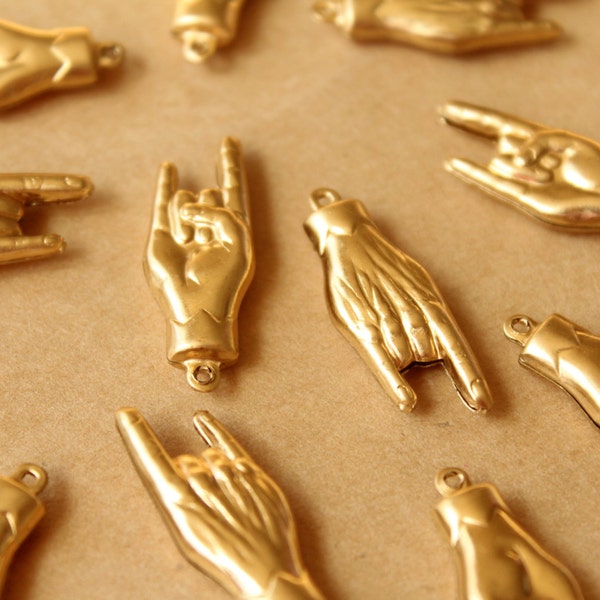 Italian Hand Charm - Etsy