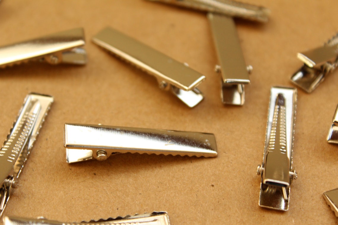 20 Pc. Silver Mini Alligator Pins, 34mm Long | FI-314 - Etsy