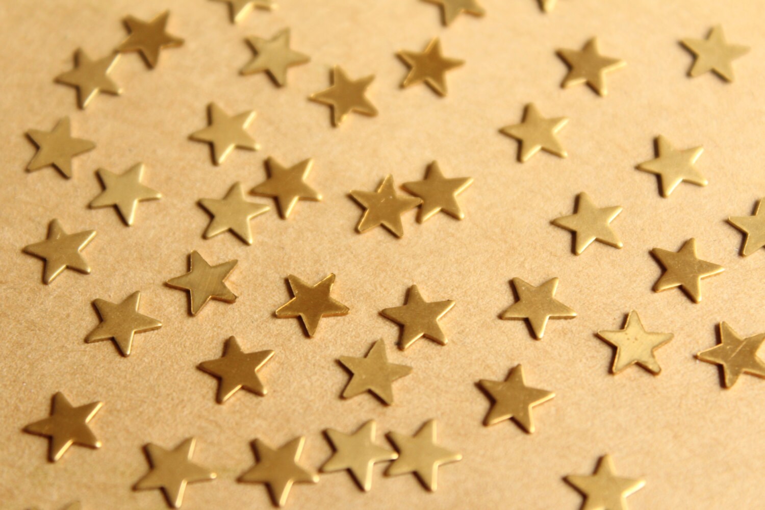 36 Pc. Small Raw Brass Stars: 6mm by 6mm - Made in USA | RB-786 - Etsy