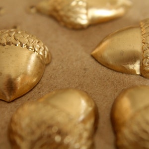 3 Pc. Jumbo Raw Brass Acorns: 33mm by 22mm - Made in USA | RB-126 - Etsy