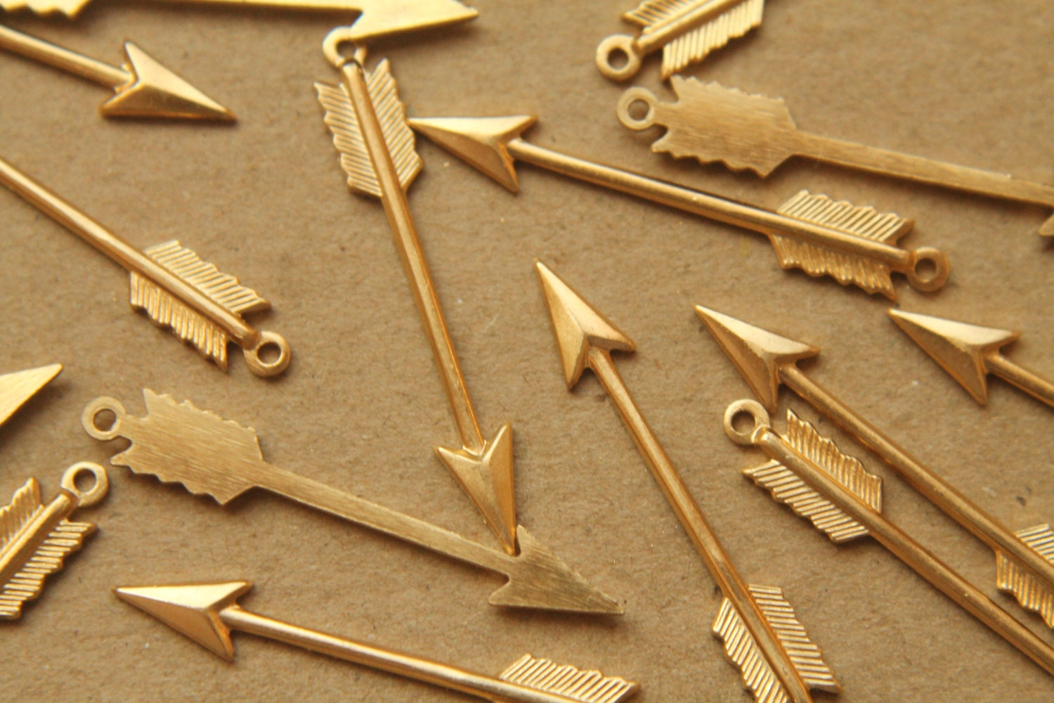 4 Pc. Medium Raw Brass Arrows: 33mm by 5mm - Made in USA | RB-159 - Etsy