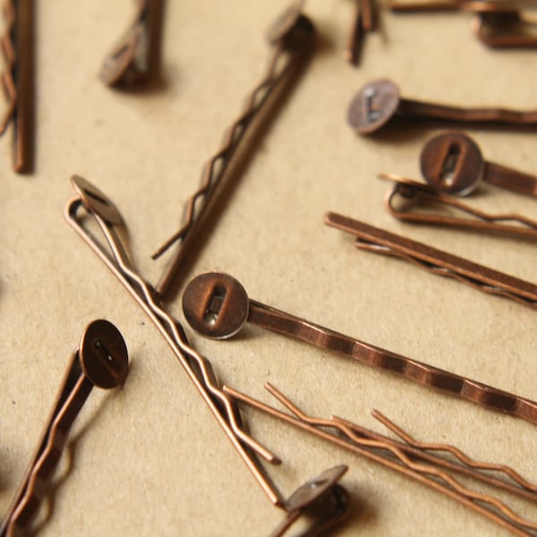 Copper Hair Clip - Etsy