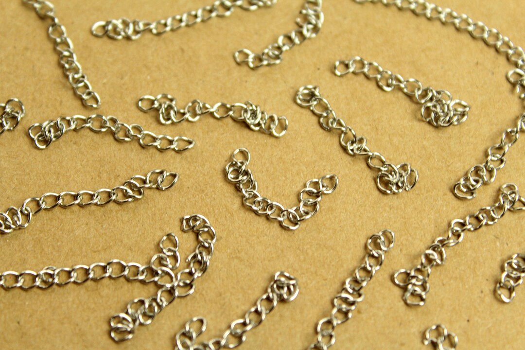 20 Pc. Stainless Steel Chain Extenders, ~ 40 Mm Long | FI-619 - Etsy