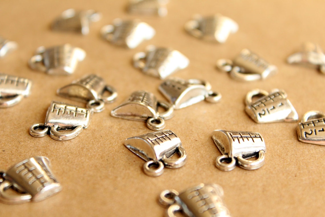20 Pc. Antique Silver Measuring Cup Charms 13.5mm X 14.5mm - Etsy