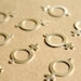 5 Pc. Silver Plated Brass Female Symbol Charms: 25mm by 15mm - Made in ...