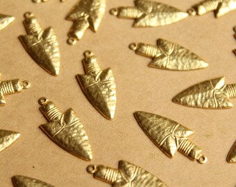 Brass arrowhead | Etsy