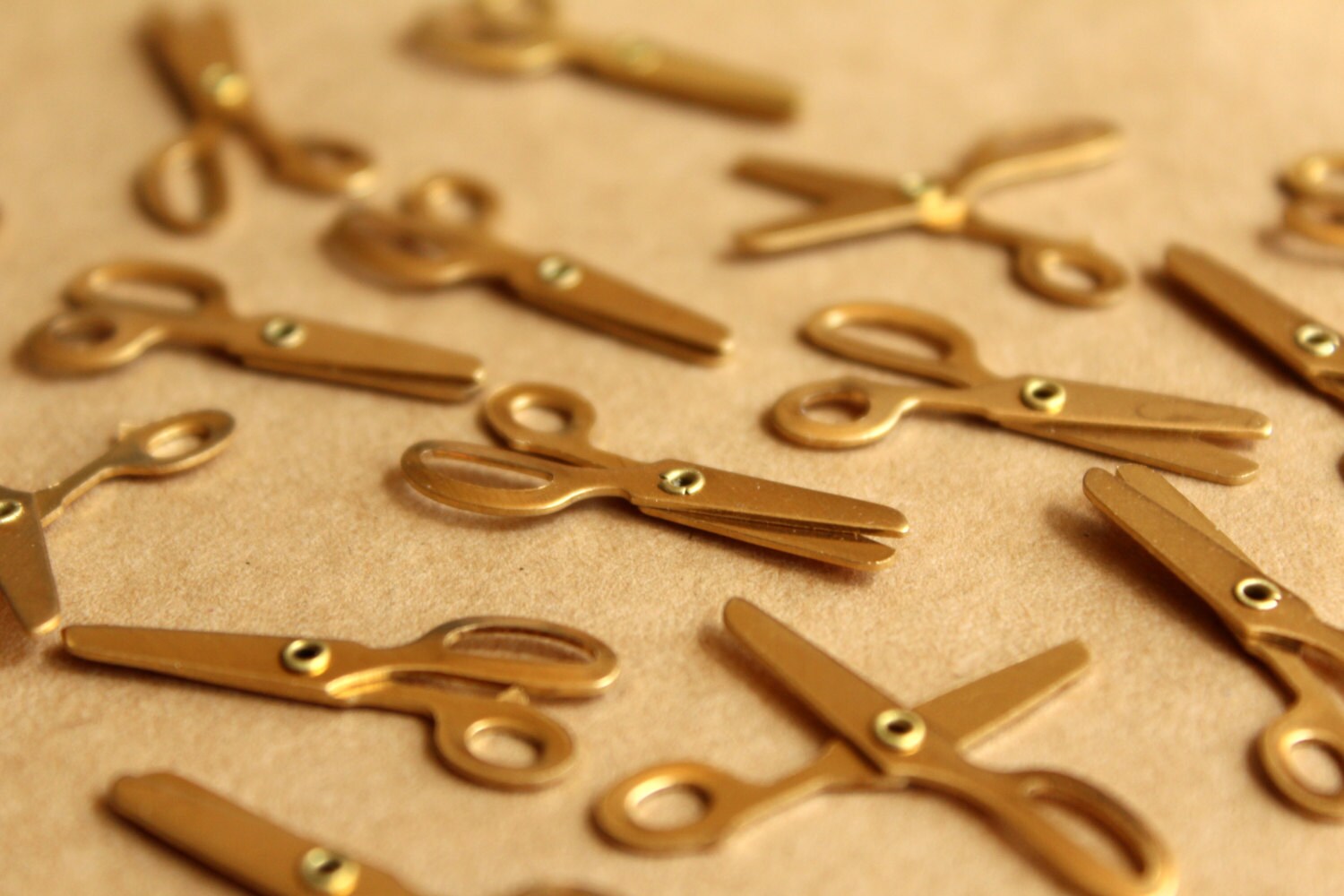 5 Pc. Raw Brass Scissors Charms, 29.5mm by 12mm - Made in USA | RB-824 ...