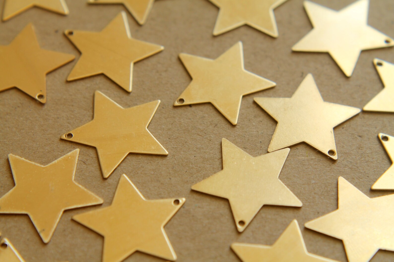 6 Pc. Large Raw Brass Stars: 22mm by 22mm Made in USA | Etsy