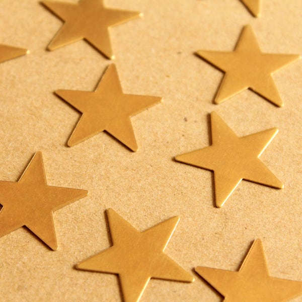 Large Gold Stars - Etsy